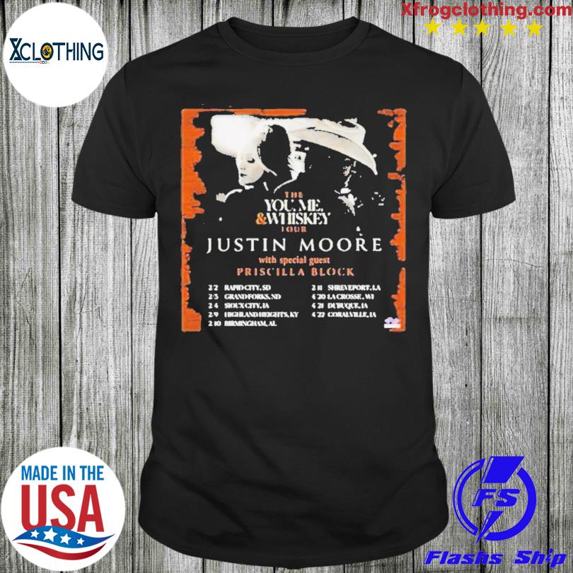 Justin Moore Tour Shirts